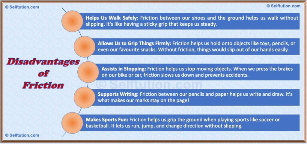 Advantages and Disadvantages of Friction with Examples » Selftution