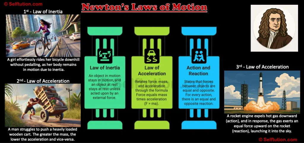 Newton’s Laws of Motion Made Easy with Examples » Selftution