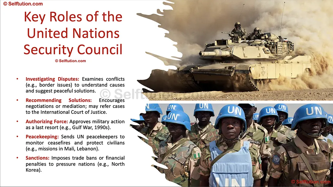 United Nations Security Council: Roles and Objectives » Selftution