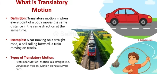 Translatory Motion: Linear, Rectilinear and Curvilinear Motions » Selftution